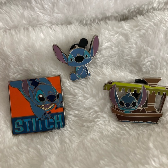 Disney | Other | Disney Enamel Pins Stitch | Poshmark
